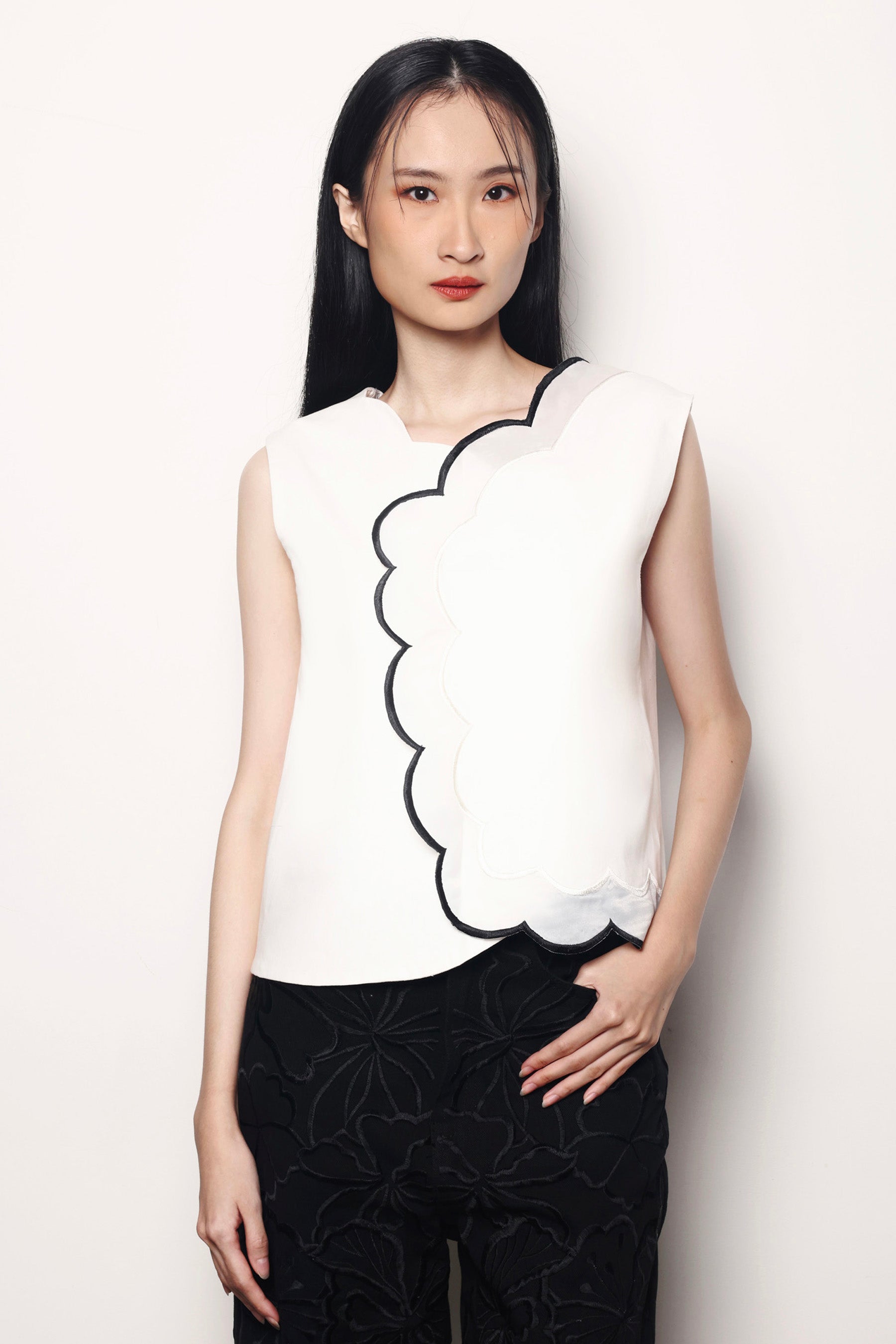 Kiko Top White – Suedeson