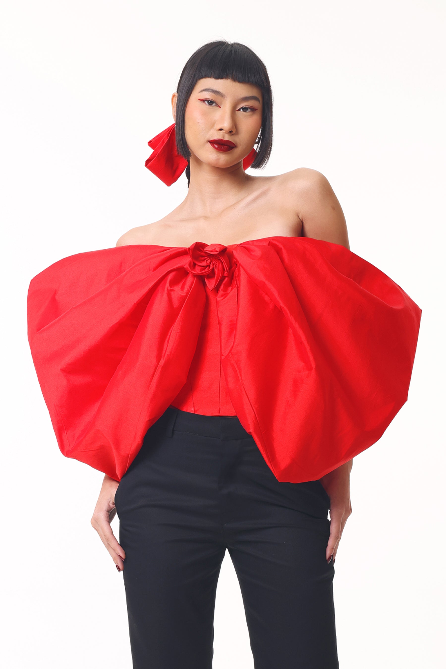 Rose Bow Corset Top – Suedeson